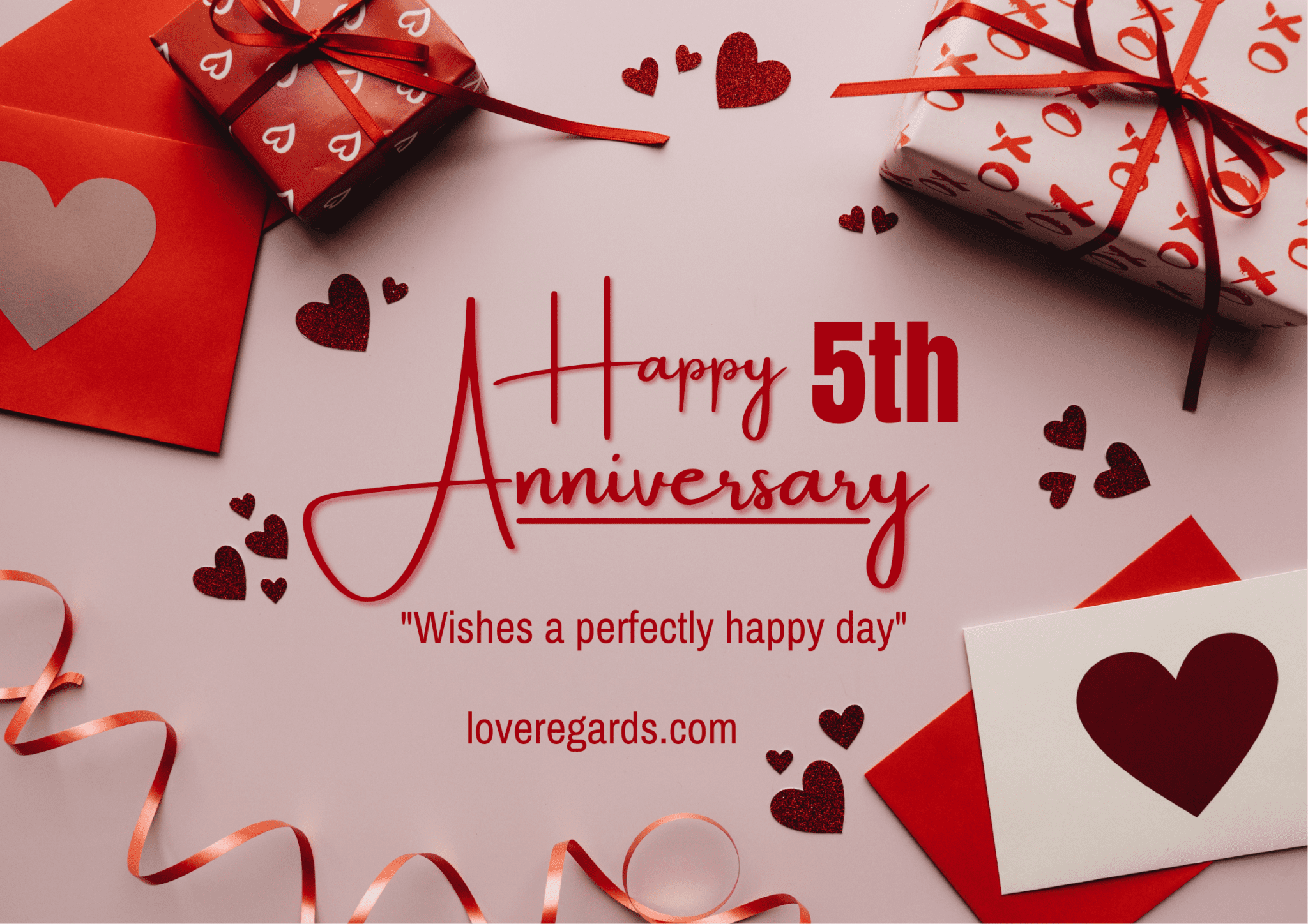 Happy Five Year Anniversary: Heartfelt Five-Year Anniversary
