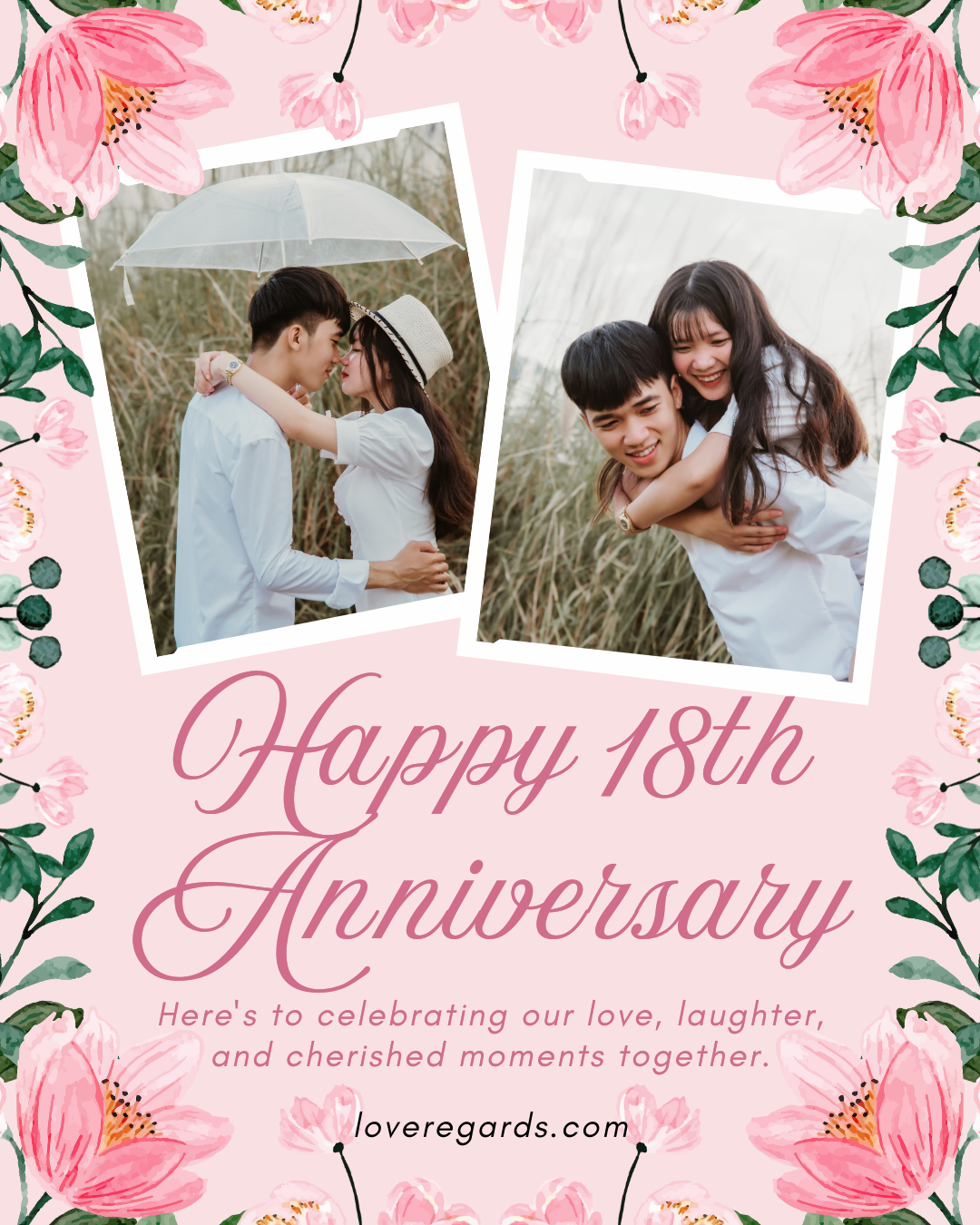 Happy 18th Anniversary: Heartfelt Wishes and Gifts ideas