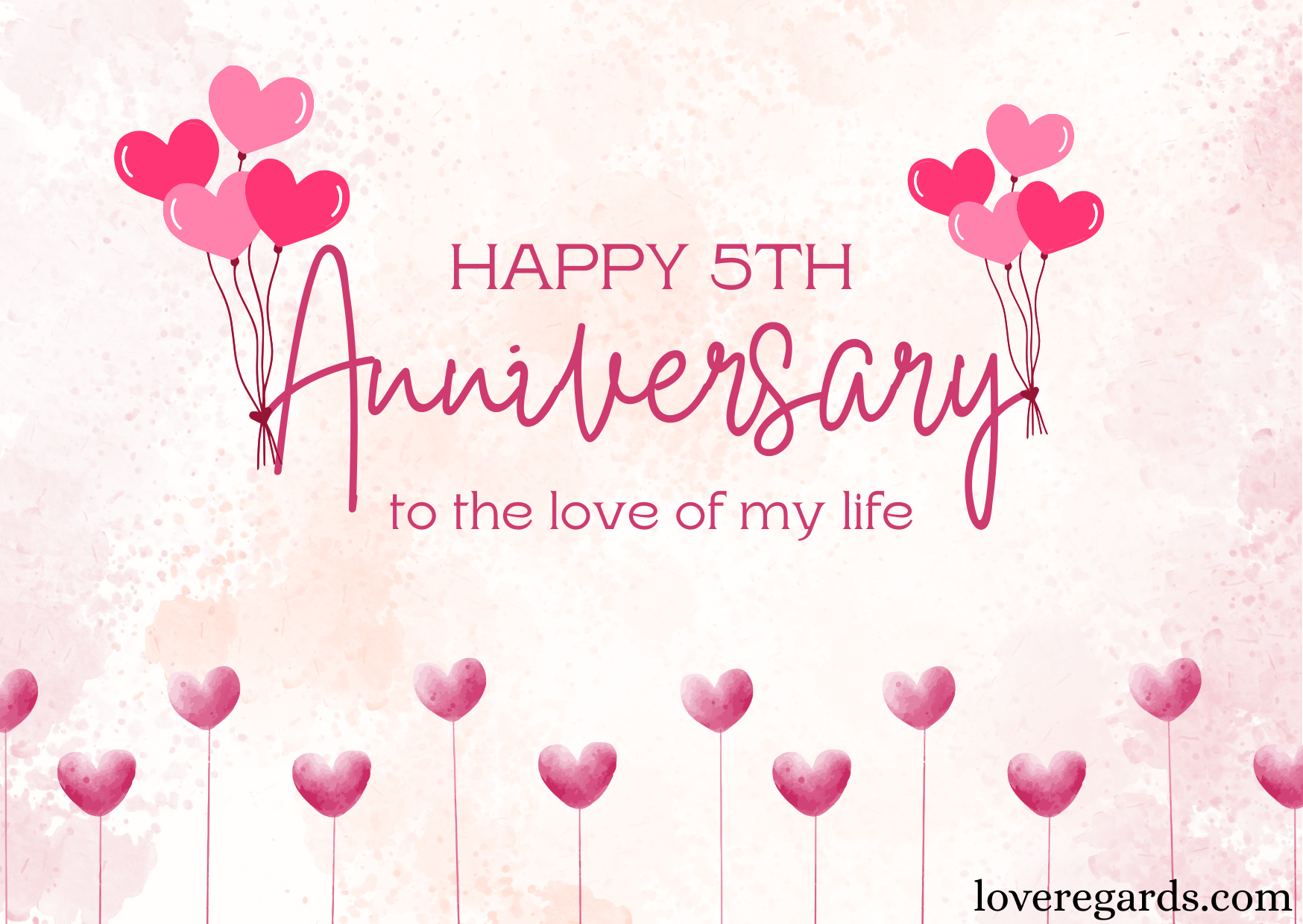 Happy Five Year Anniversary: Heartfelt Five-Year Anniversary